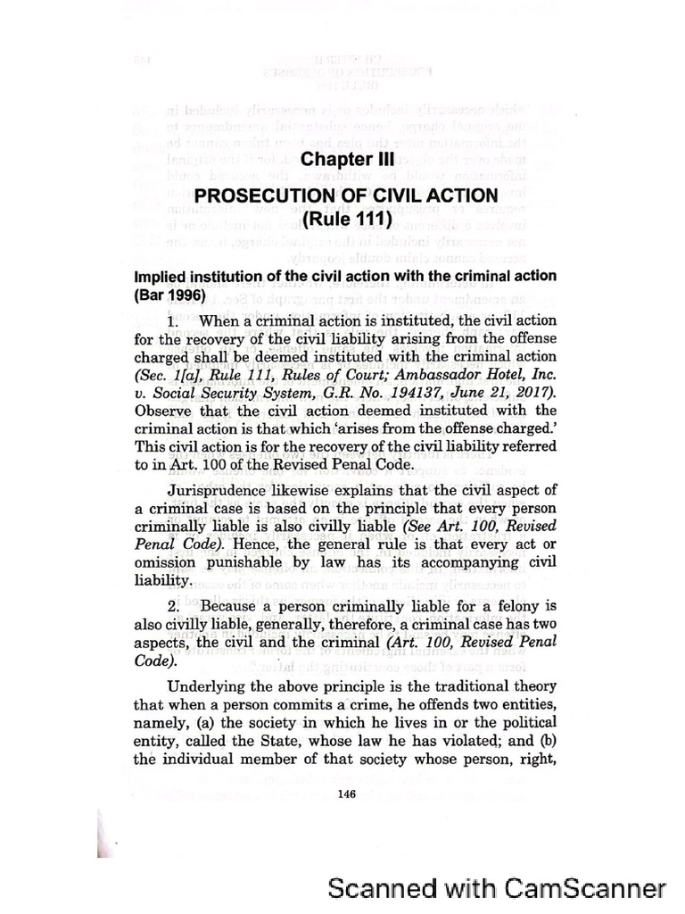 Rule 111 Explanations | PDF