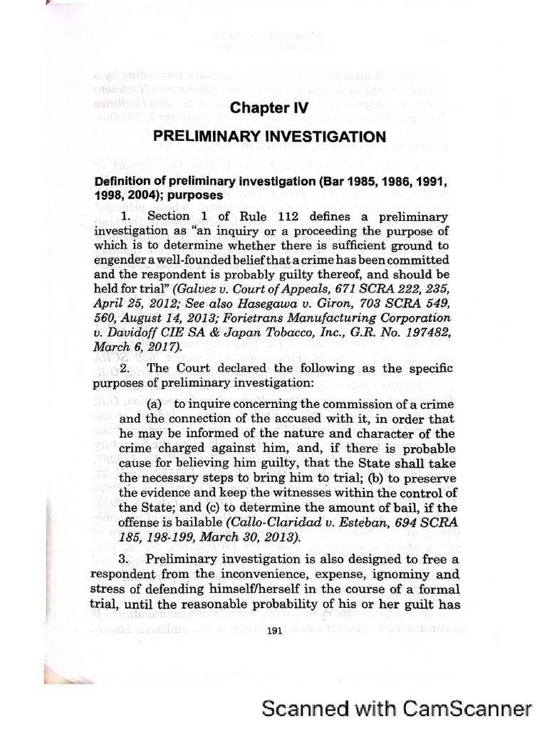 Rule 112 Preliminary Investigation | PDF