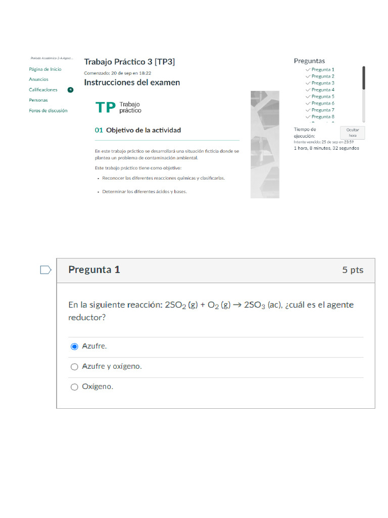 Solucion Del Trabajo Practico 3 Quimica General e Inorganica | PDF
