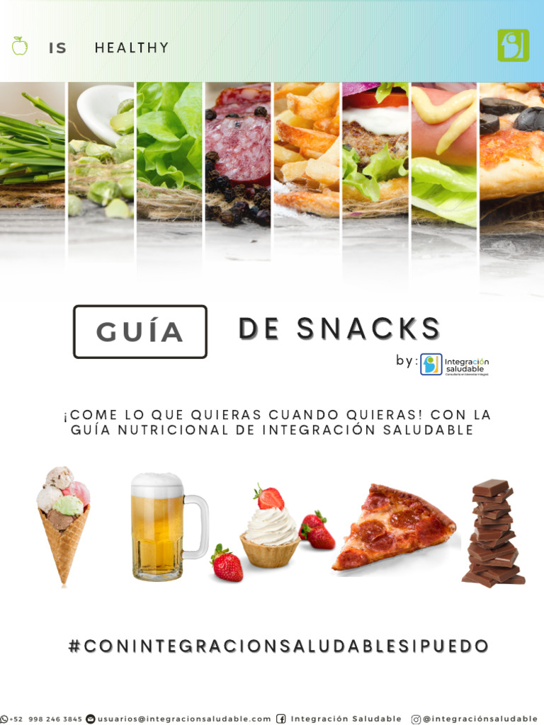 Gua de Snacks | PDF | Nutrientes | Nutrición