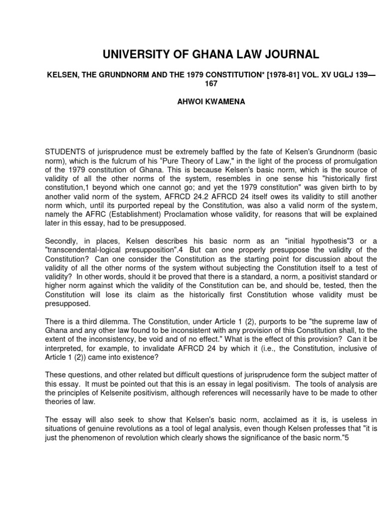 Ahwoi Grundnorm | PDF | Jurisprudence | Theft