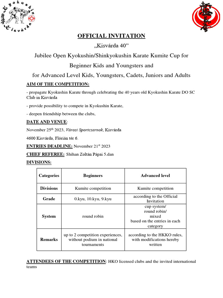 Kisvárda40 Invitation ENG | PDF