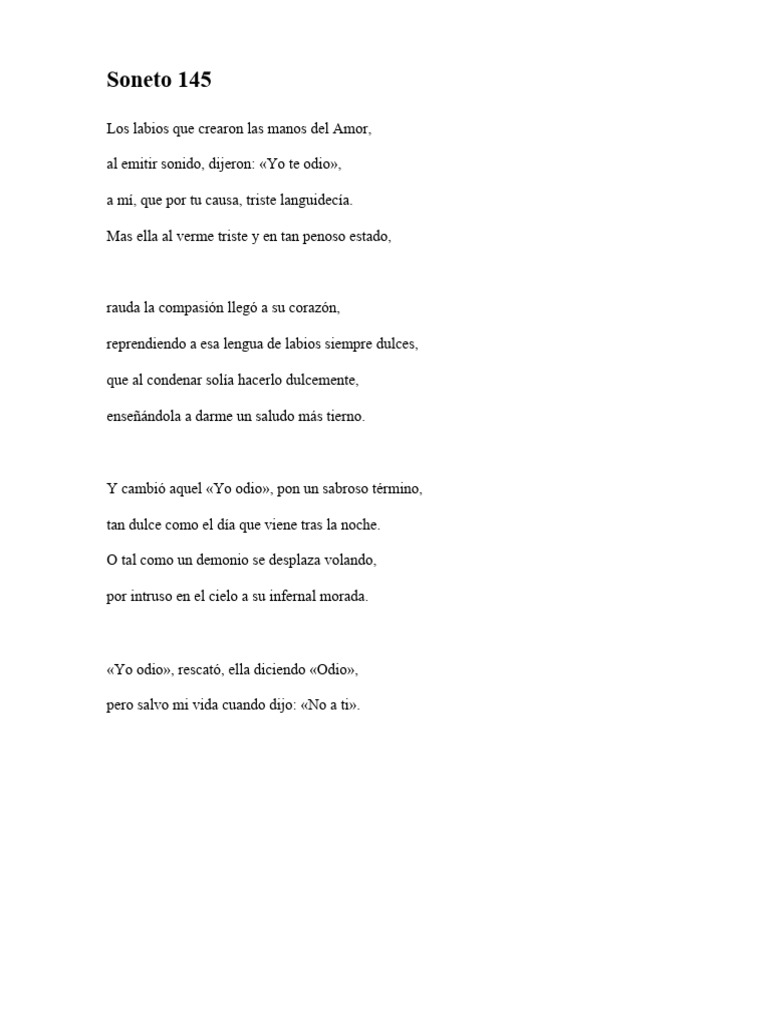 soneto | PDF