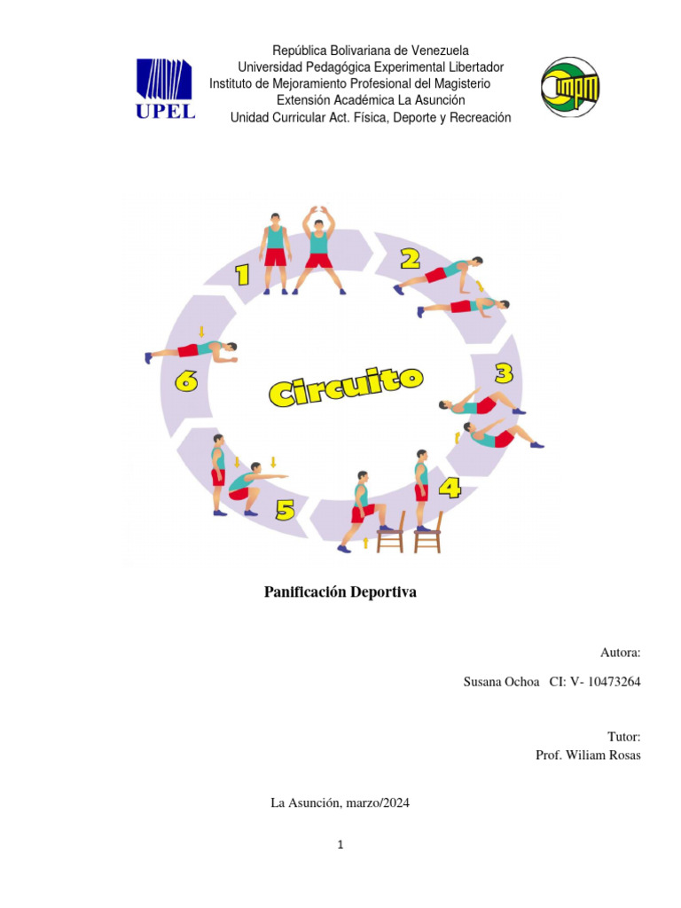 Planificacion Deportiva | PDF