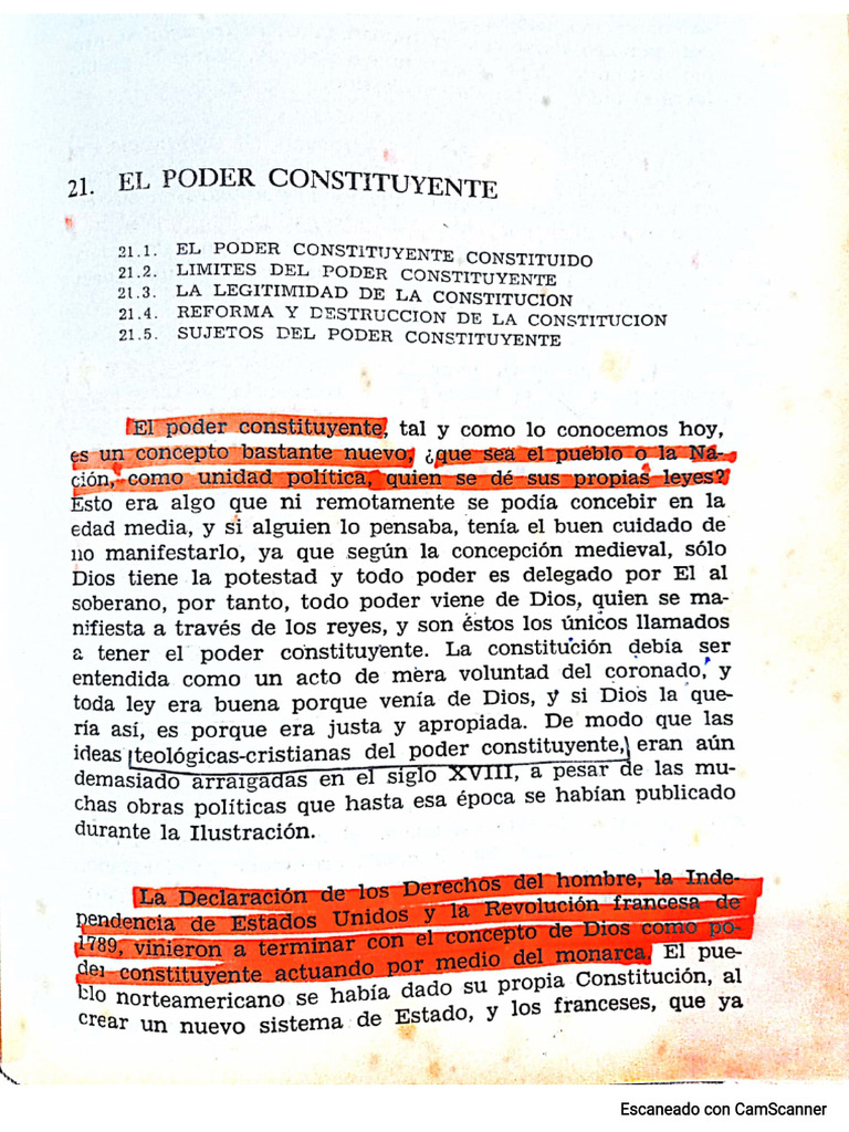 Tema 4. Poder Constituyente | PDF