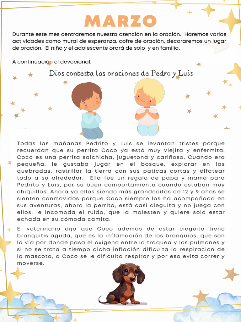 Devocional Marzo | PDF | Oración