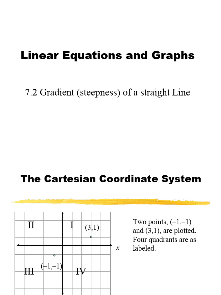 7.2 Gradient (Slope) Part 2 2222 | PDF | Cartesian Coordinate System ...