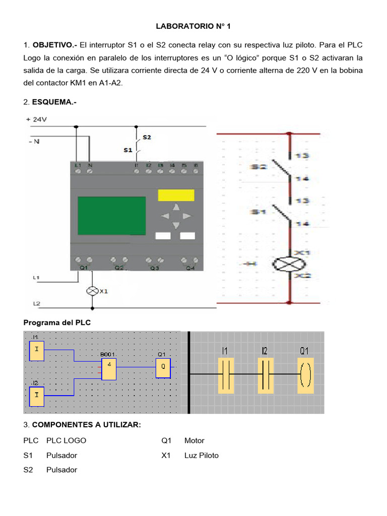 LAB3-PLC LOGO AND | PDF