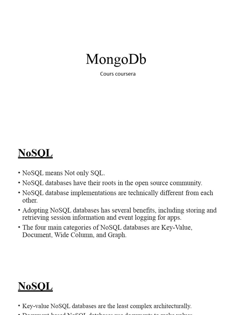 Mo Ngo DB | Download Free PDF | No Sql | Databases