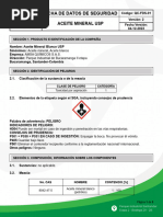 HDS Pinol | PDF | Agua | Toxicidad