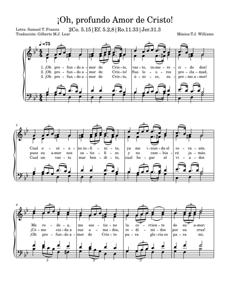 ¡Oh Profundo Amor de Cristo! | PDF