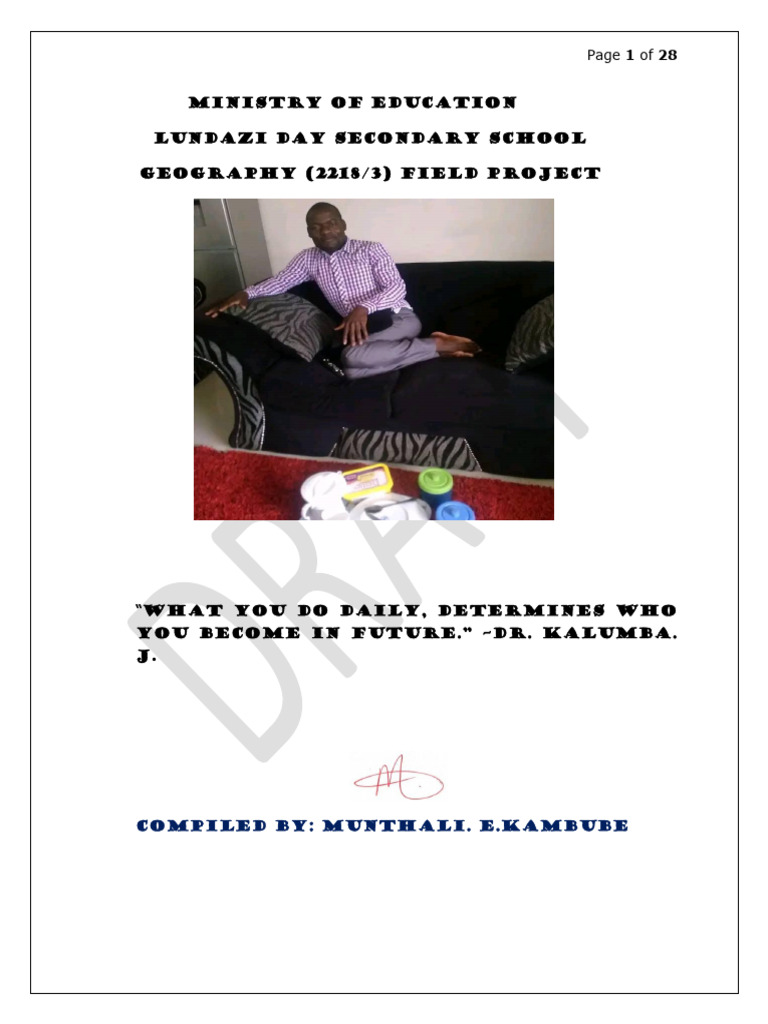 Geography Field Project | PDF | River | Flood