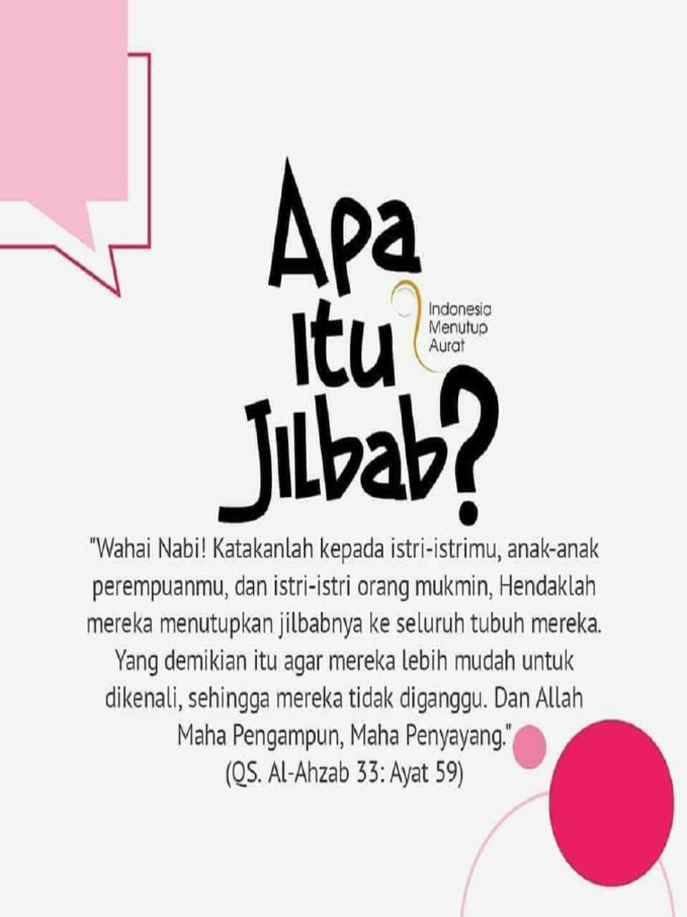 Perbedaan Jilbab Khimar & Mihnah | PDF