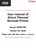 XPrinter User Guide | PDF | Printer (Computing) | Android (Operating System)