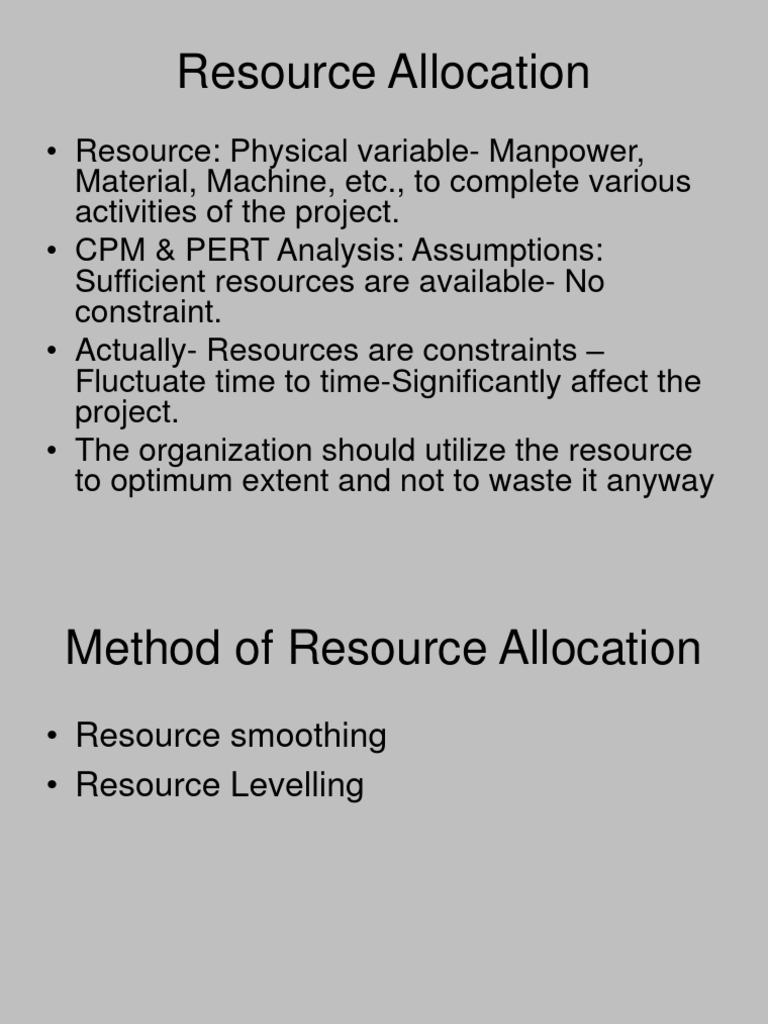resource allocation | PDF
