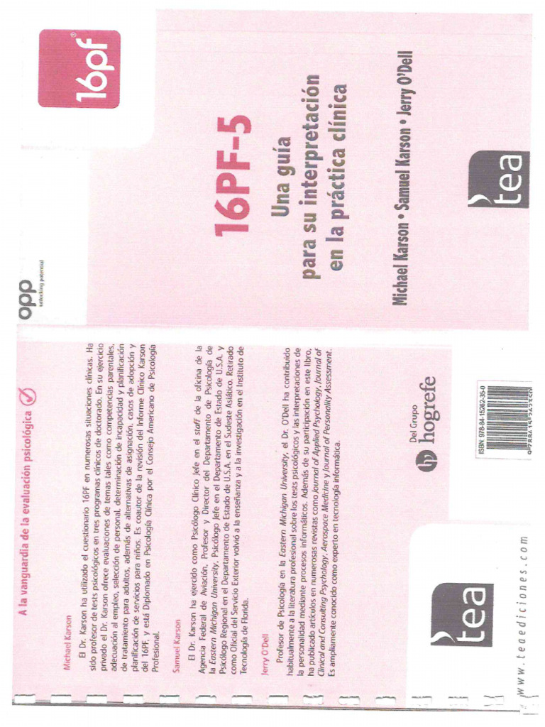 Guia Interpreacion 16 PF 5 | PDF