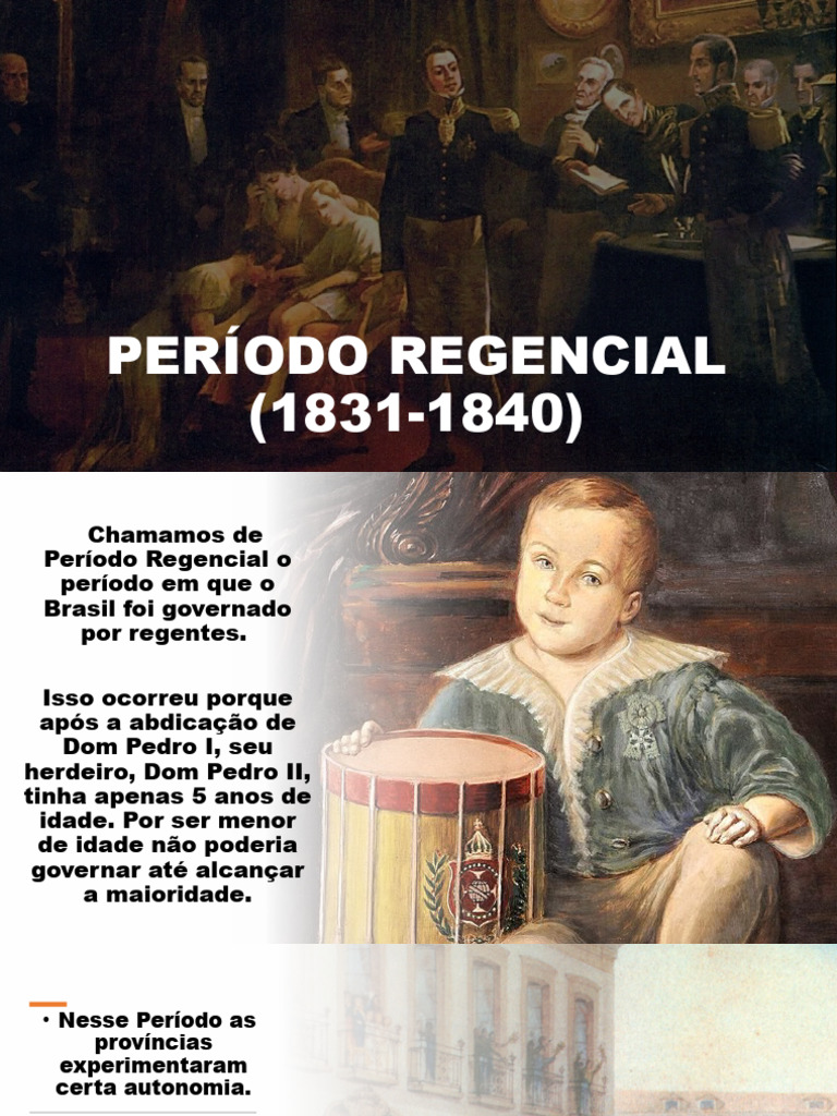 Período Regencial (1831-1840) | PDF | Escravidão | Brasil