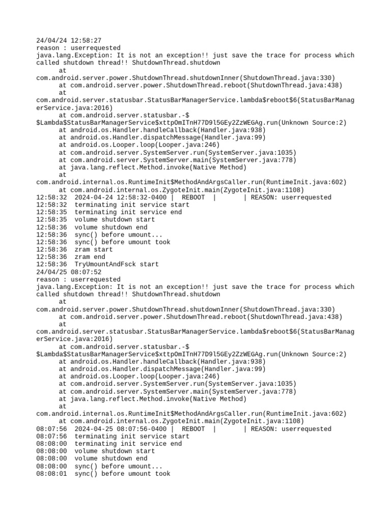 Power Off Reset Reason Backup Pdf Java Programming Language Java Platform