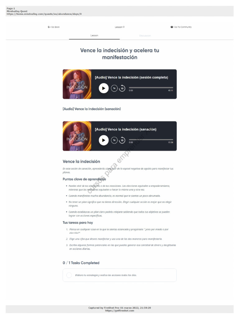 0.captura de Pantalla Dia 9 Home - Mindvalley.com - Watermark | PDF