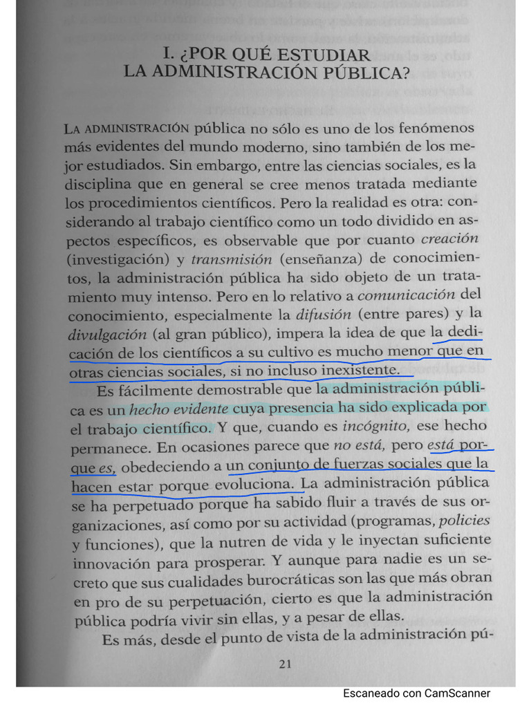 Omar Guerrero Por Qu Estudiar La Administraci N P Blica | PDF