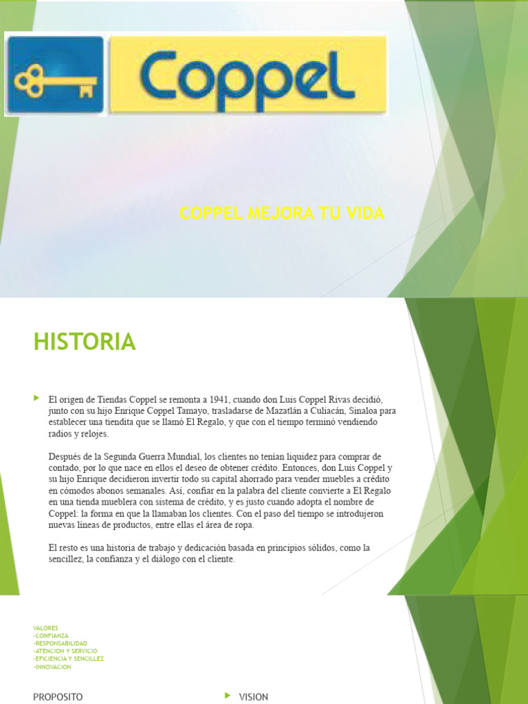 Historia y Valores de Coppel | PDF | Economias