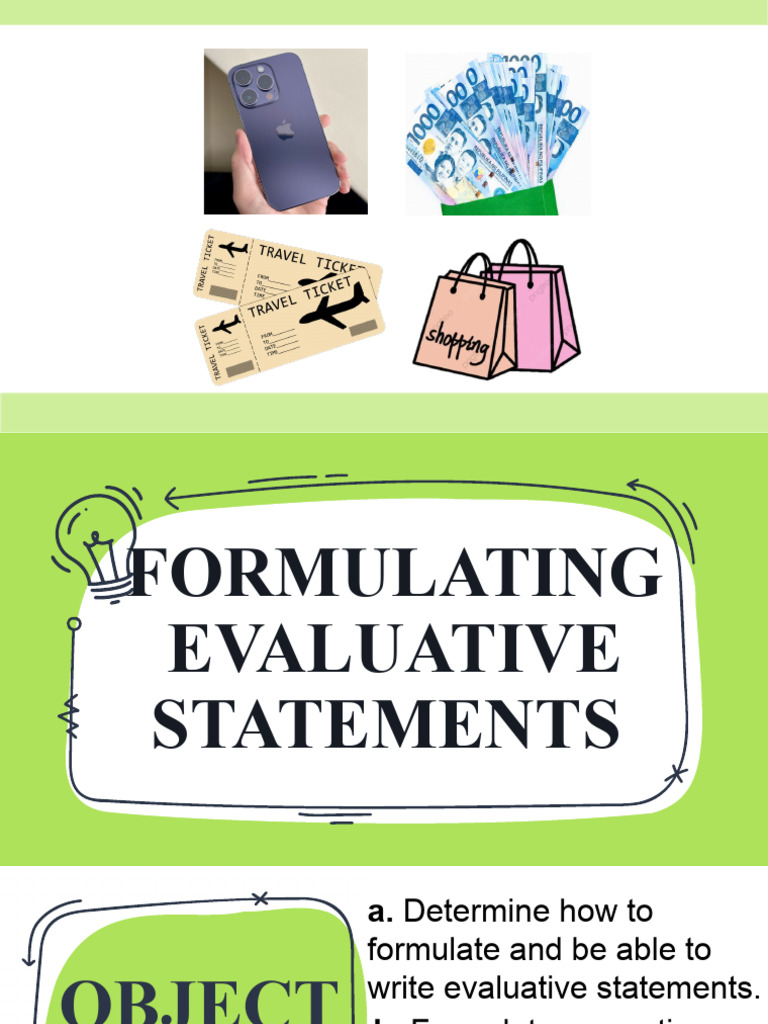 Evaluative Statements | Download Free PDF | Reason | Argument