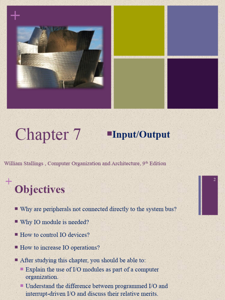 Slot12 13 Ch07 Inputoutput 35 Slides Pdf Input Output Central Processing Unit