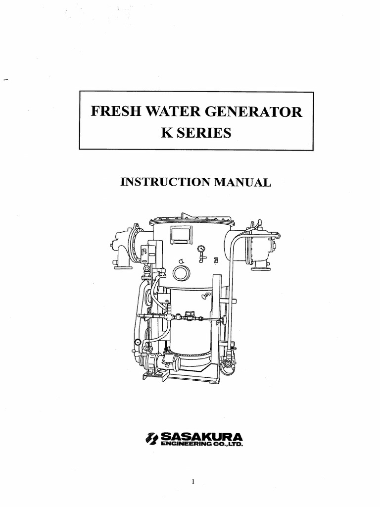 Instruction Manual (FWG, Magnetic Pump and Salinity Indicatior) . | PDF ...