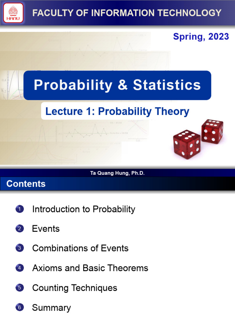 Introduction to Probability Theory | PDF | Probability | Statistics