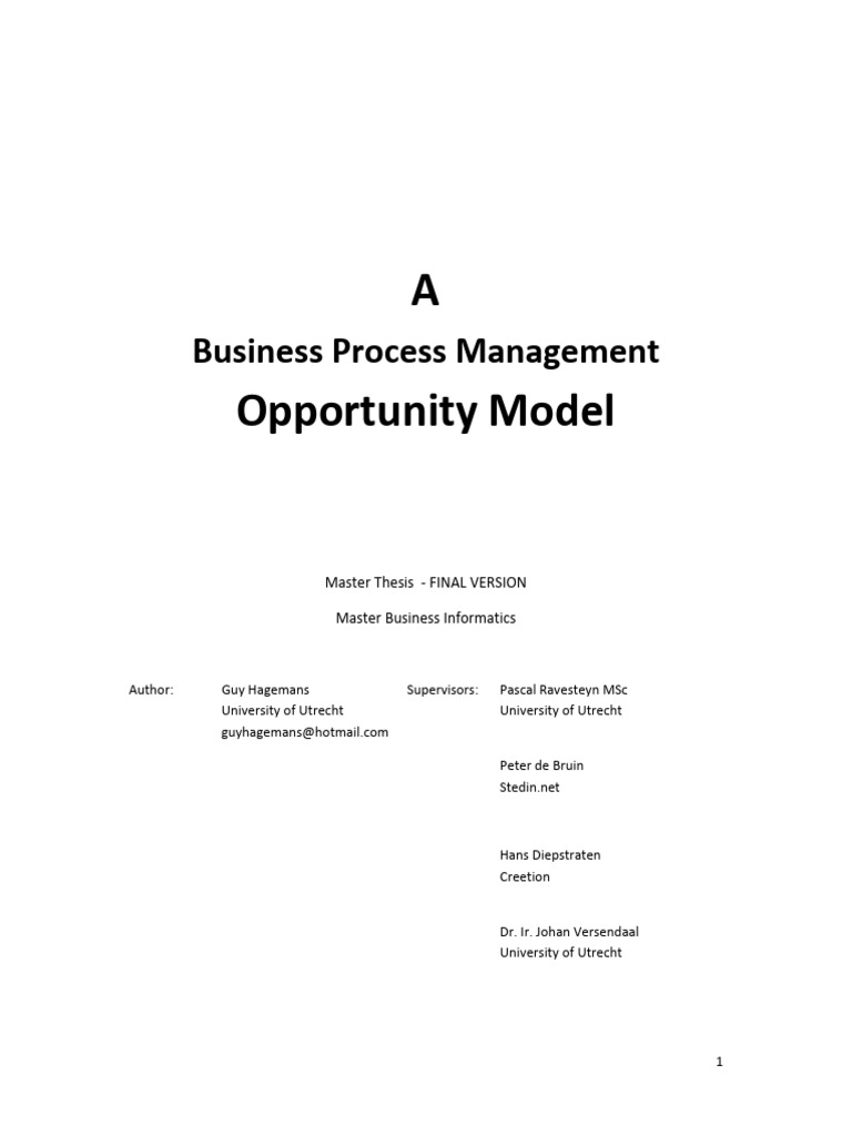 Business Process Management | PDF | Business Process Management | Science
