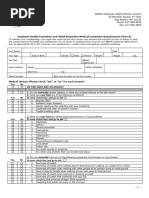 Chest ILD Patient Questionnaire | PDF | Cough | Human Diseases And ...