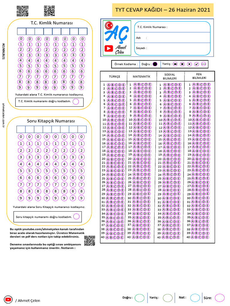Tyt Optik Form | PDF
