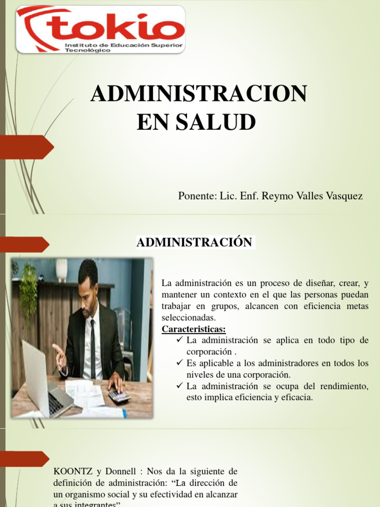 Administracion en Salud PDF | PDF | Planificación