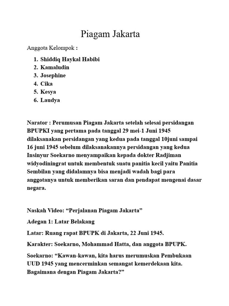 Piagam Jakarta | PDF