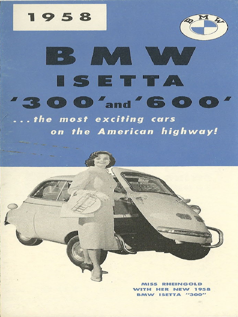 BMW Isetta 300 600 1958 USA | PDF