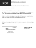 Pull Out Letter Format 2019 | PDF