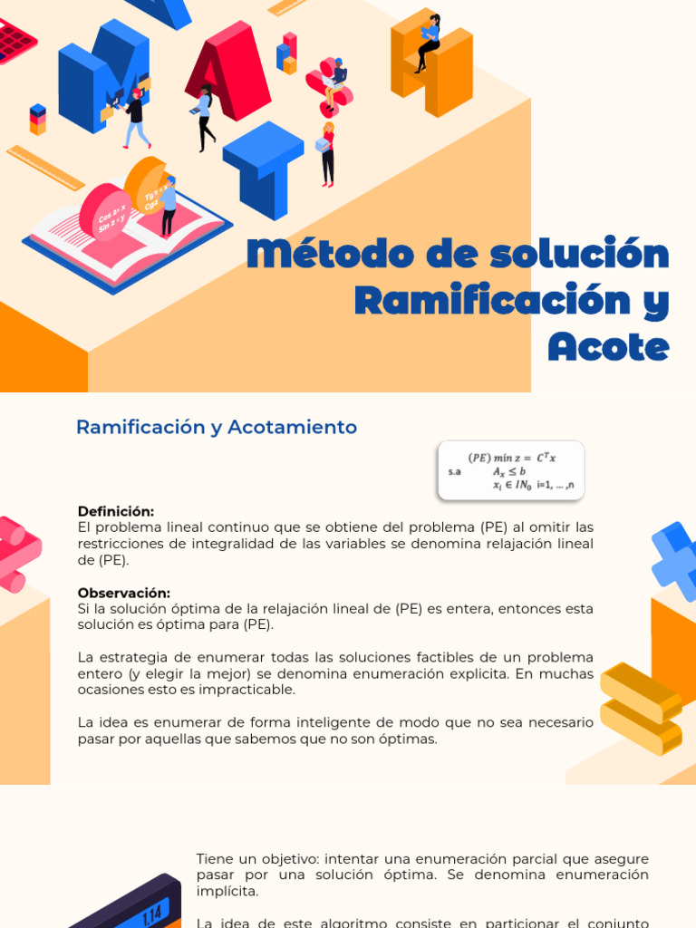 MÉTODO-DE-SOLUCIÓN-RAMIFICACIÓN-Y-ACOTE | PDF | Matemáticas Aplicadas ...