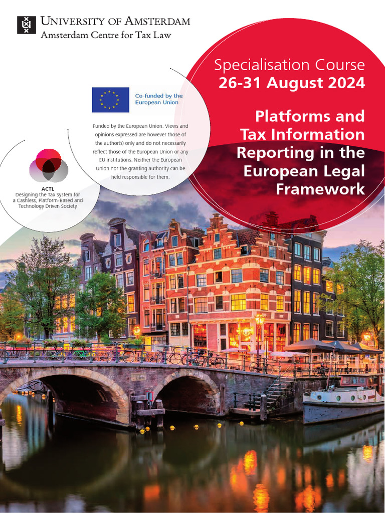 Brochure - Platforms and Tax Information Reporting - 26 31 August 2024 ...