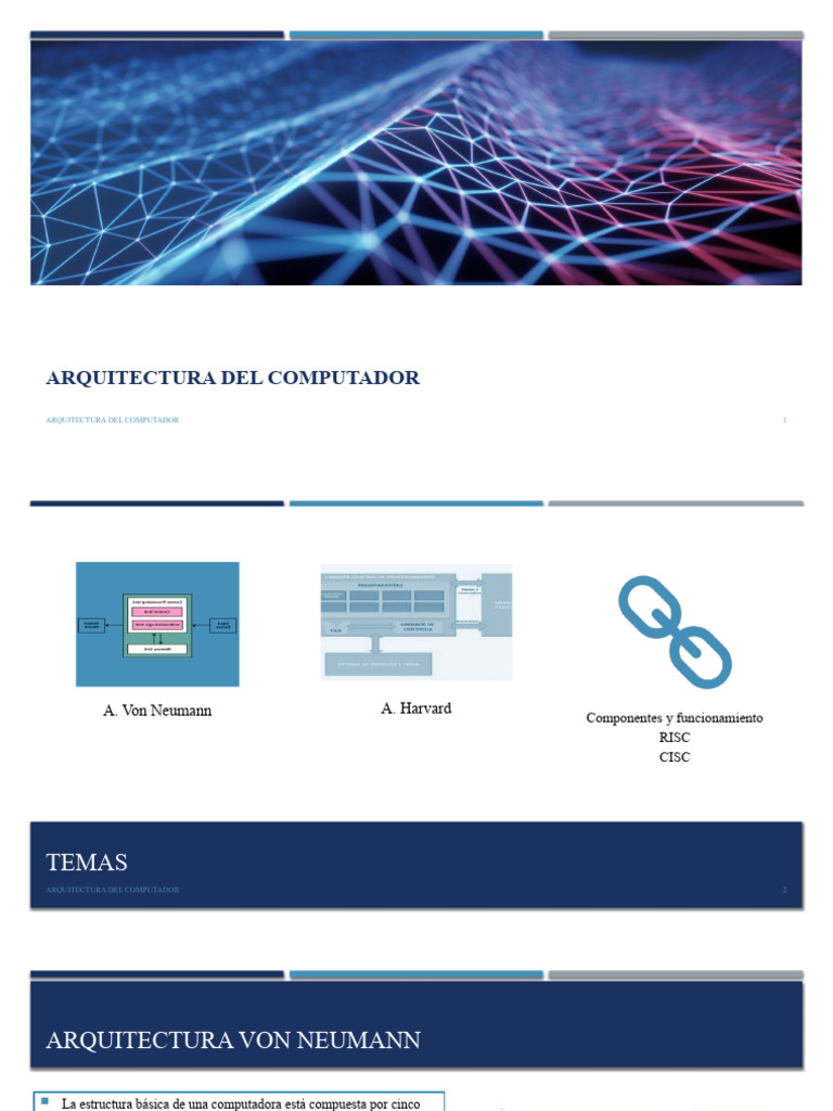 Arquitectura Del Computador-1 | PDF | Unidad Central de procesamiento ...