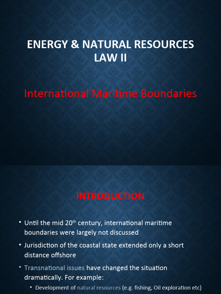 International Maritime Boundaries | PDF | Territorial Waters | United ...