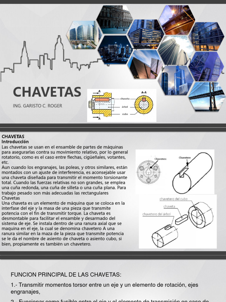 CHAVETAS | PDF | Engranaje | Eje