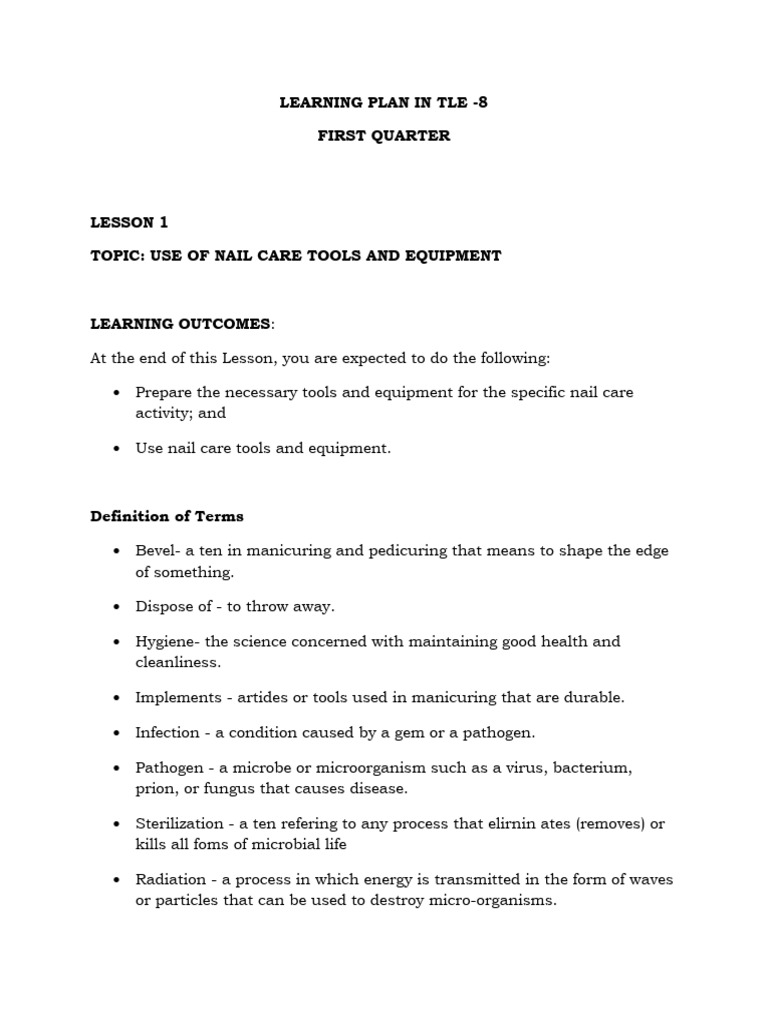 Tle Done - 8 | Download Free PDF | Disinfectant | Sterilization (Microbiology)
