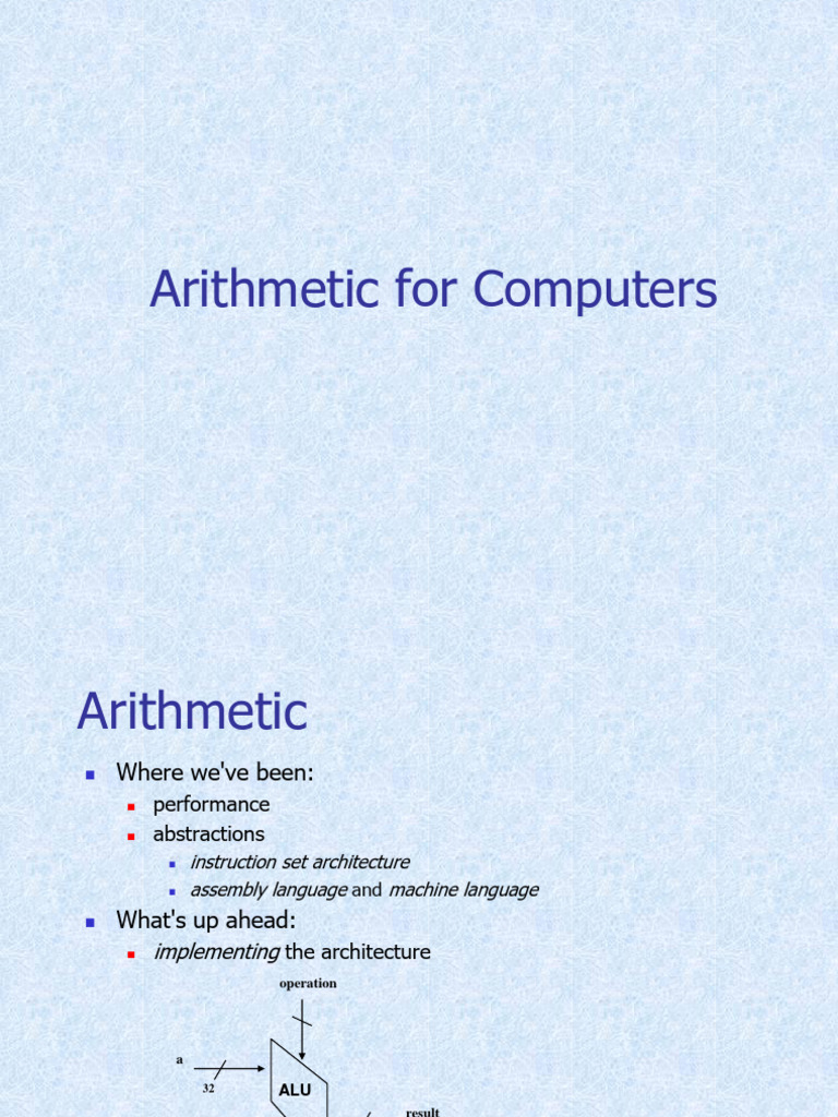Mips Architecture Bits Pilani Pdf Rounding Mathematical Notation