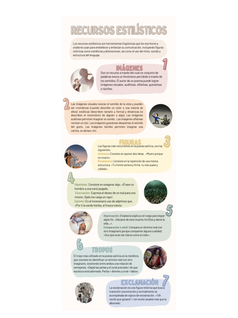 Recursos Estilísticos | PDF | Poesía | Metáfora