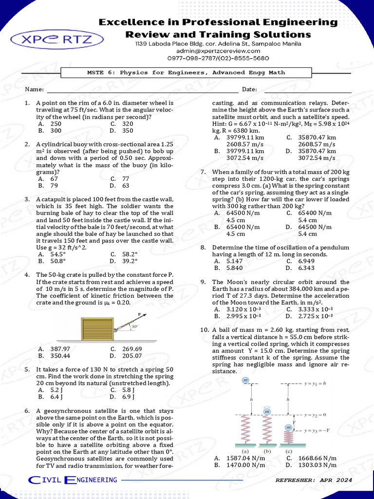 Physics Problem Refresher | PDF | Euclidean Vector | Norm (Mathematics)