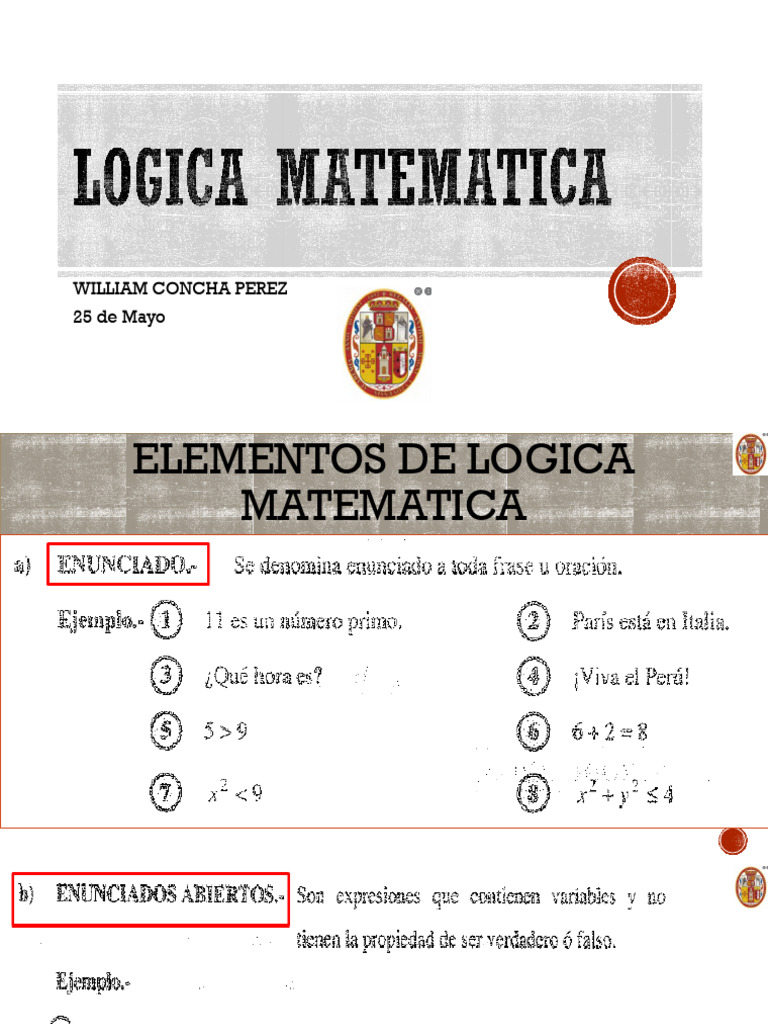 Logica Matematica | PDF