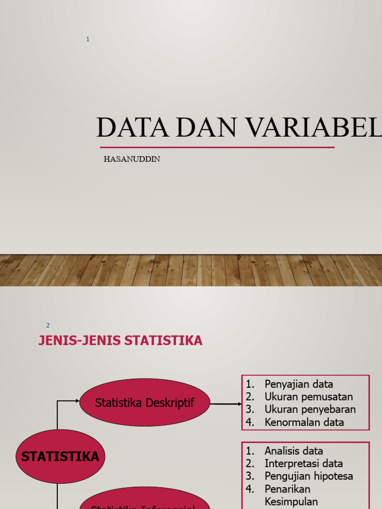 Jenis-jenis Data dan Variabel Statistika | PDF