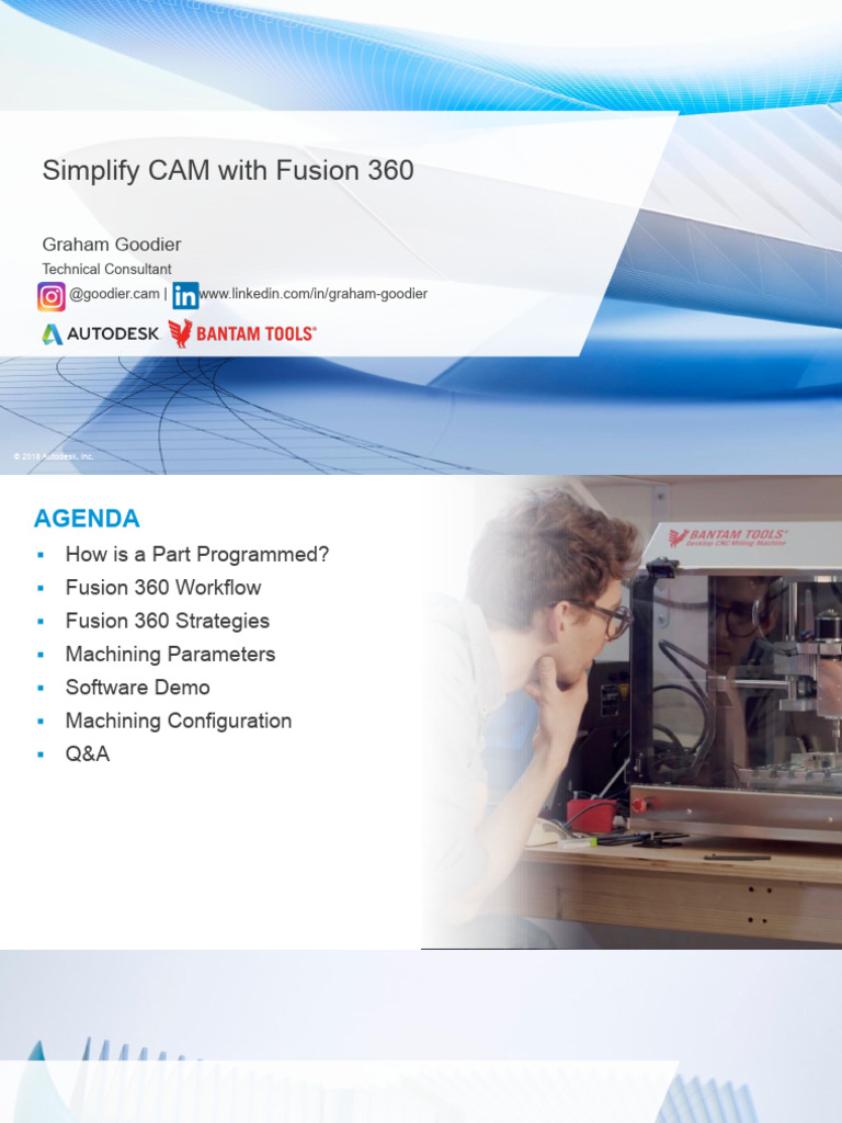 Simplifying CAM with Fusion 360 | PDF | Machine Tool | Machining