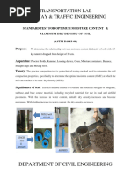 MDD and OMC Test Procedures | PDF