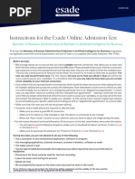 Esade Test Example PDF | PDF | Graduate Management Admission Test